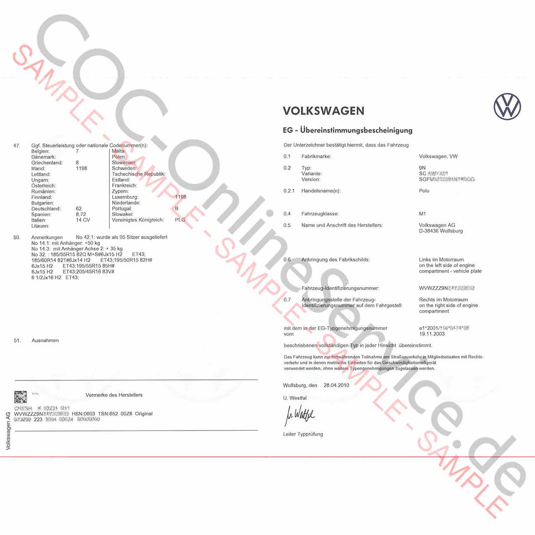 Order COC documents, declarations of conformity and data sheets here ...